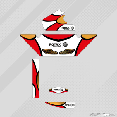 'DR Racing Kart' EUROPEAN STYLE ROTAX RADIATOR STICKER KIT - KARTING | eBay