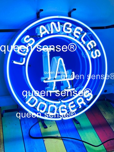 Los Angeles Dodgers Neon Sign 24"x24" with HD Vivid Printing Technology ...