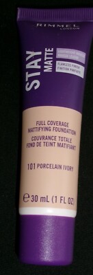 Rimmel London Stay Matte Mousse Foundation -101 Porcelain Ivory 1 fl ...