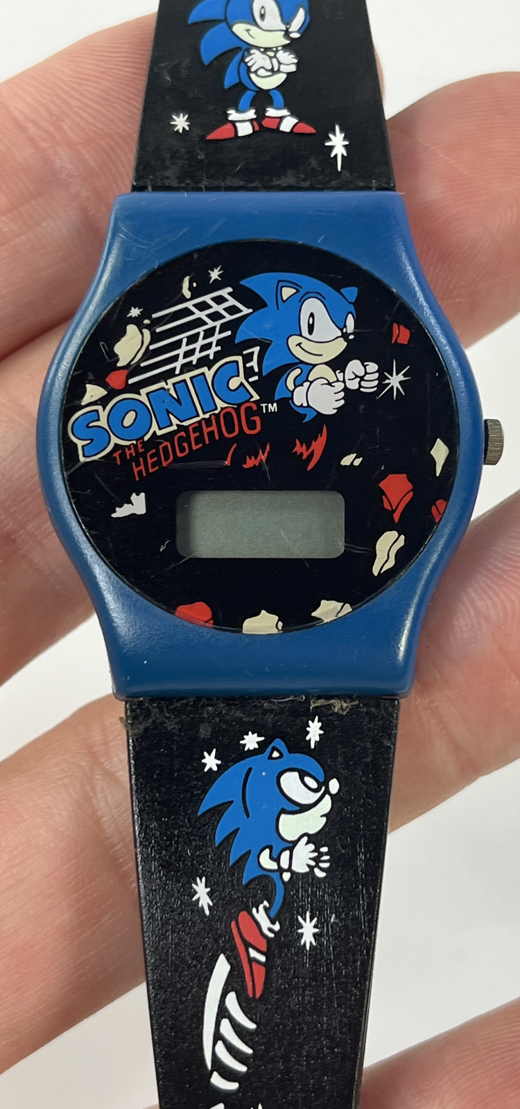 Sonic The Hedgehog Watch 1995 Sega for parts display… - Gem