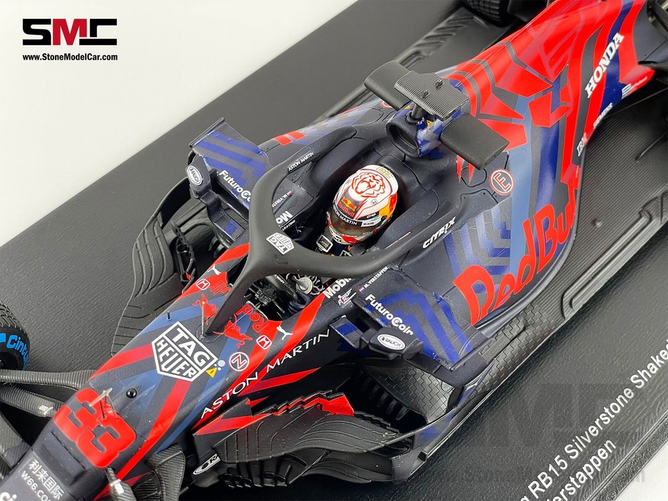 1:18 Spark Red Bull F1 RB15 33 Max Verstappen Silverstone Circuit Shakedown 2019 | eBay