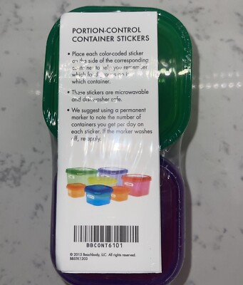 Beachbody 21 Day Fix Portion Control Containers Weight Loss Diet NIP | eBay