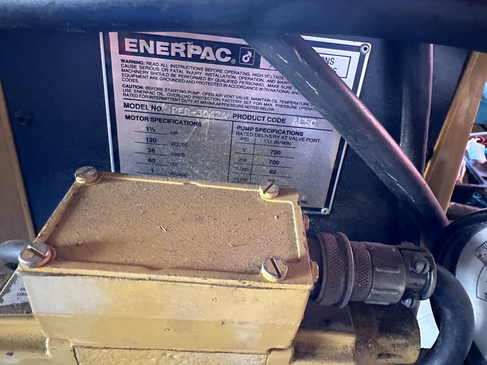 USED 100 TON HYDRAULIC PRESS ENERPAC | eBay