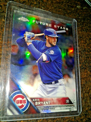 2016 Topps Kris Bryant Chrome Future Stars Prism and refractor lot | eBay