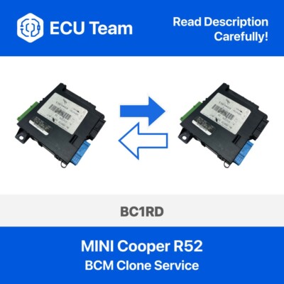 MINI Cooper R52 BCM BC1RD Cloning Service Body Control Module Clone ...