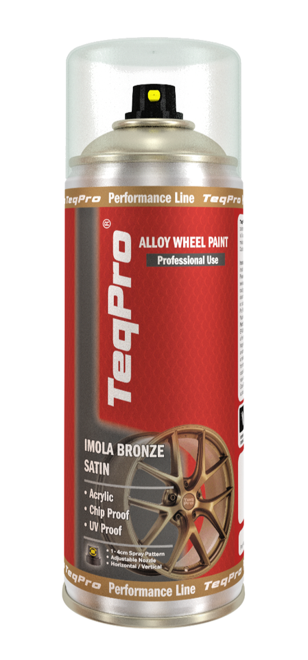Alloy Wheel Paint Kit 3 x IMOLA BRONZE SATIN 400ml + High Gloss Clear ...