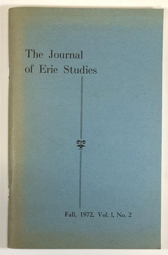 Donald A Grinde Jr. / The Journal of Erie Studies Fall 1972 Vol 1 No 2 ...