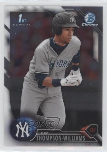 2016 Bowman Draft Chrome Draft Picks Dom Thompson-Williams #BDC-23 | eBay