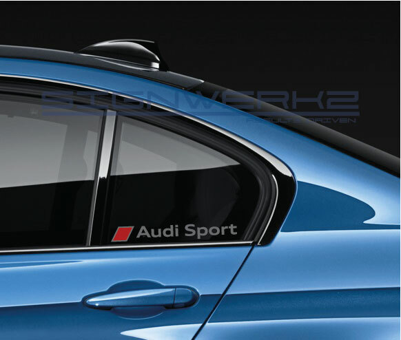 Audi Sport Decal Sticker logo A4 S4 S3 S5 TT RS7 TTRS RS3 New 2 colors ...