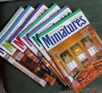 2017 Complete Year Magazines/ 6 Dollhouse Miniatures Magazines 11" X 8. ...