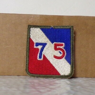 Original WW2 Embroidered US Army 75th Infantry Division. No Glow | eBay