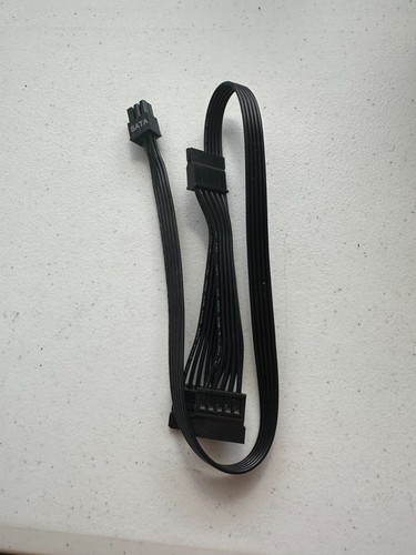 EVGA SATA TRIPLE 6-PIN POWER SUPPLY CABLE WIRE CORD - GENUINE ORIGINAL ...