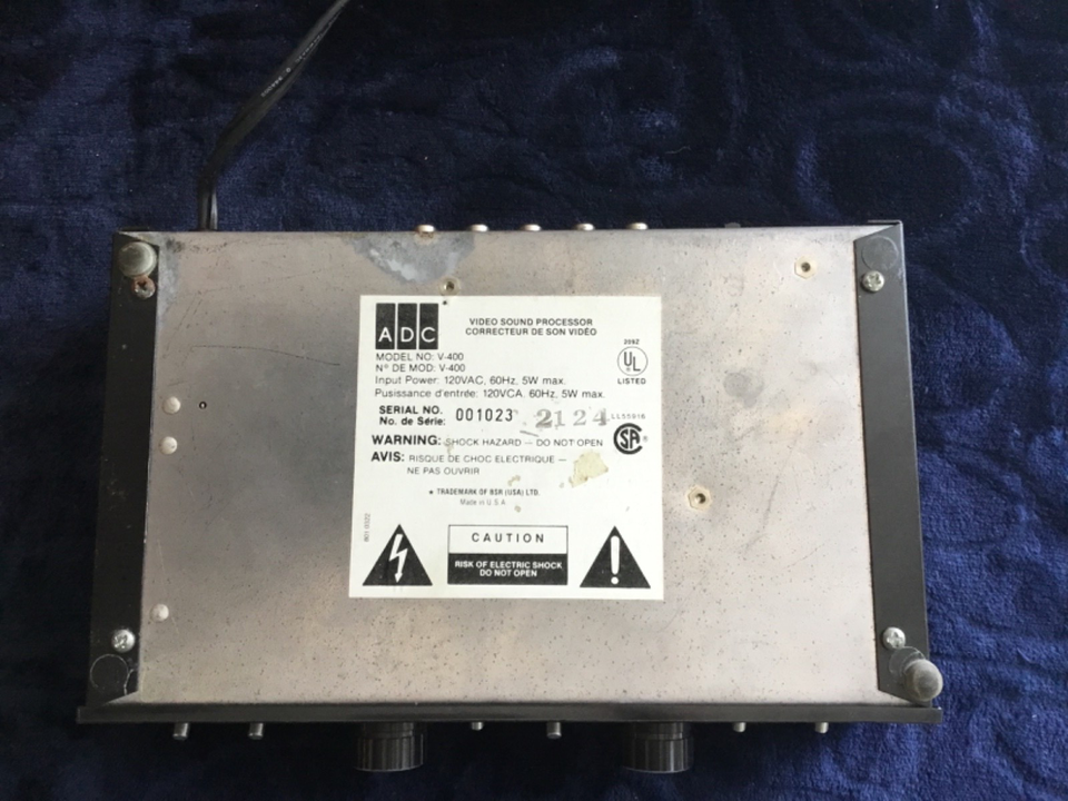 ADC V-400 Video Sound Processor Stereo Expander / Synthesizer | eBay