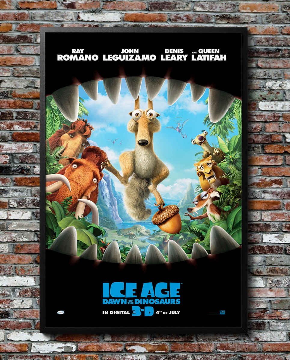Ice Age Dawn Of The Dinosaurs Movie Poster