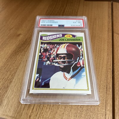 1977 Topps PSA 6 Joe Lavender Washington Redskins #151 Set Break | eBay