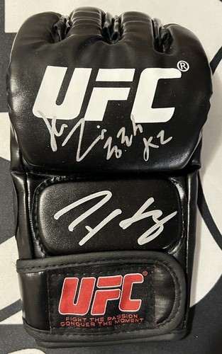 Max Holloway & Chan Sung Jung Signed Glove. UFC. TKZ. Korean Zombie ...