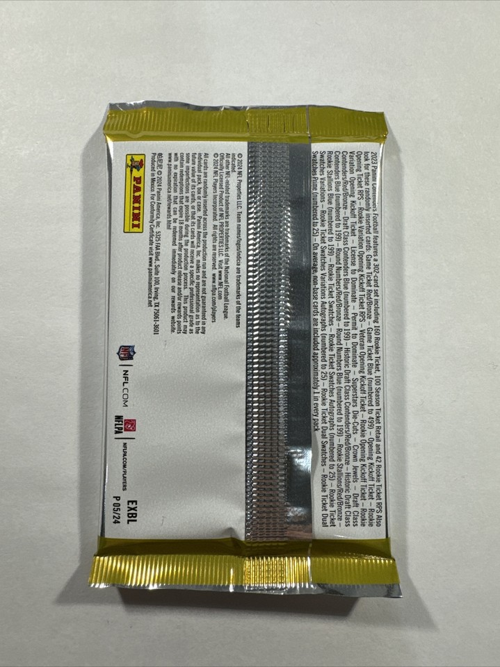 2023 Panini Contenders Football NFL Trading Card Factory Sealed 8 Card ...