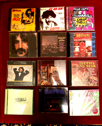 Frank Zappa Original 12 CDs with albums of 1980s hard rock a jazz and ...