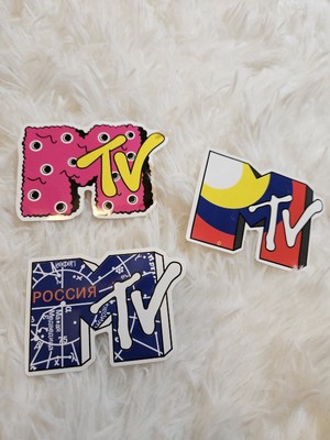 MTV Vinyl Sticker/Decal - Music Television - 80's - 90's - Videos ...