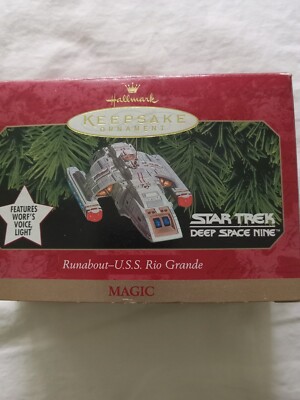 Star Trek Runabout USS Rio Grande, Hallmark Keepsake Ornament 1999 ...