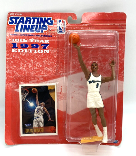1997 NBA Starting Lineup Juwan Howard Washington Wizards 5 Action ...