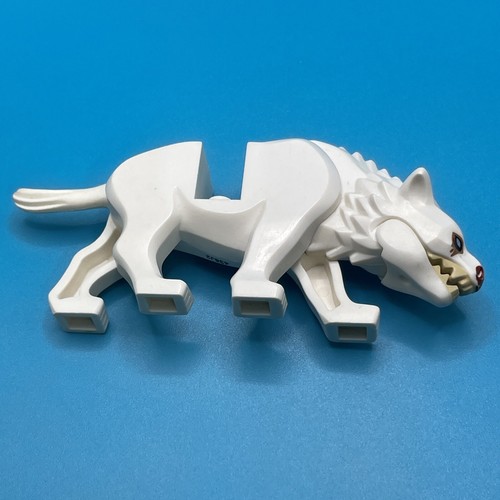 Lego Lord of Rings The Hobbit Warg Minifigure 79002 White Red Nose | eBay