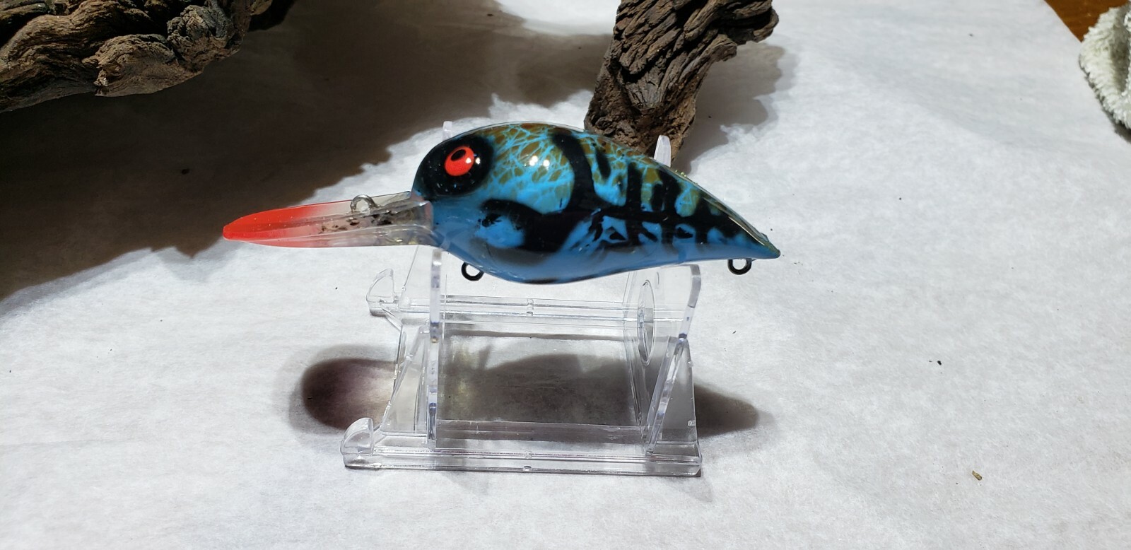 Custom painted Mag Wiggle wart crankbait (Missouri Craw 2) | eBay