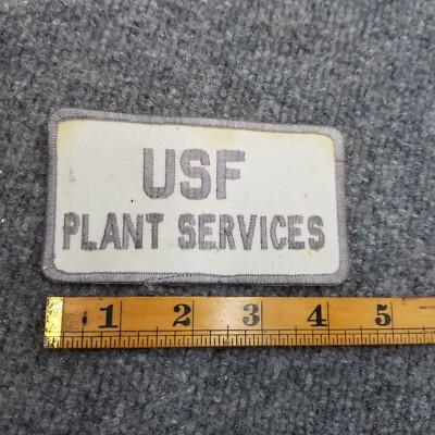 Vintage USF Plant Services Patch | eBay