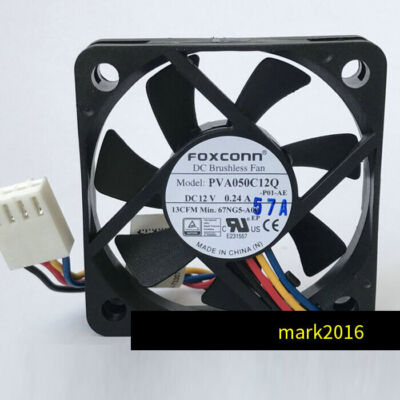 FOXCONN 5010 PVA050C12Q DC12V 0.24A 5CM PWM cooling fan 4pin | eBay