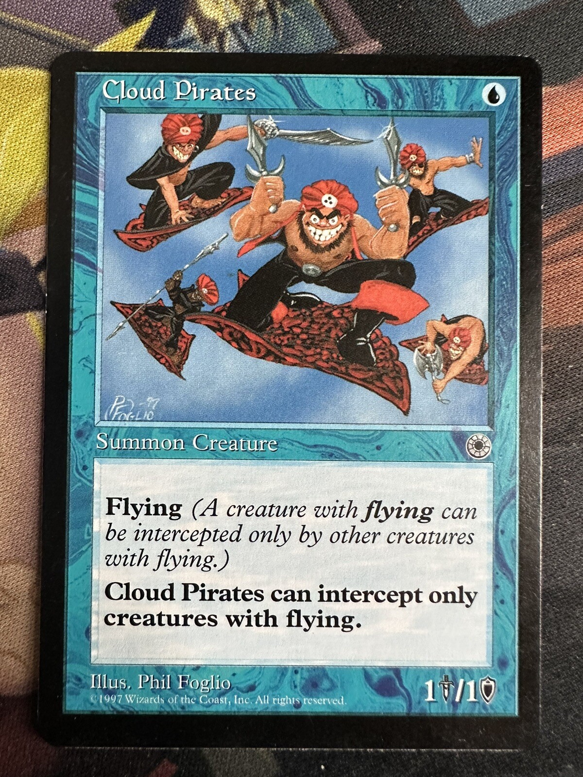 1x Cloud Pirates (Reminder Text)- Portal- Mtg Magic The Gathering Card ...