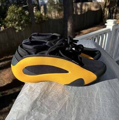 Size 8-Adidas Men's HARDEN VOLUME 8 Black Yellow Basketball Shoes ...