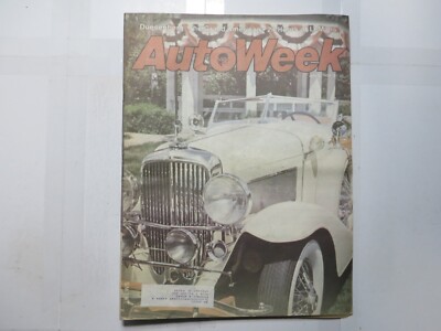 Autoweek Magazine July 6 1981 Duesenberg Grand American O7 | eBay