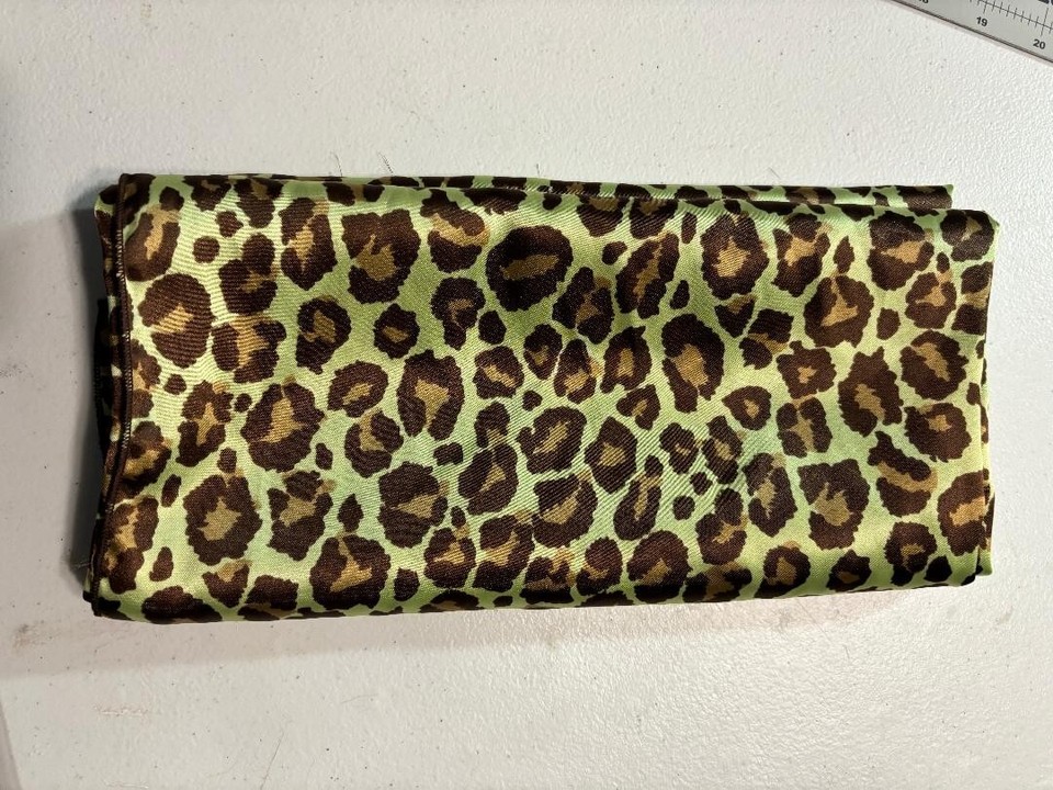 Lime Green/Cheetah Wild Rag, 42 X 42 | eBay