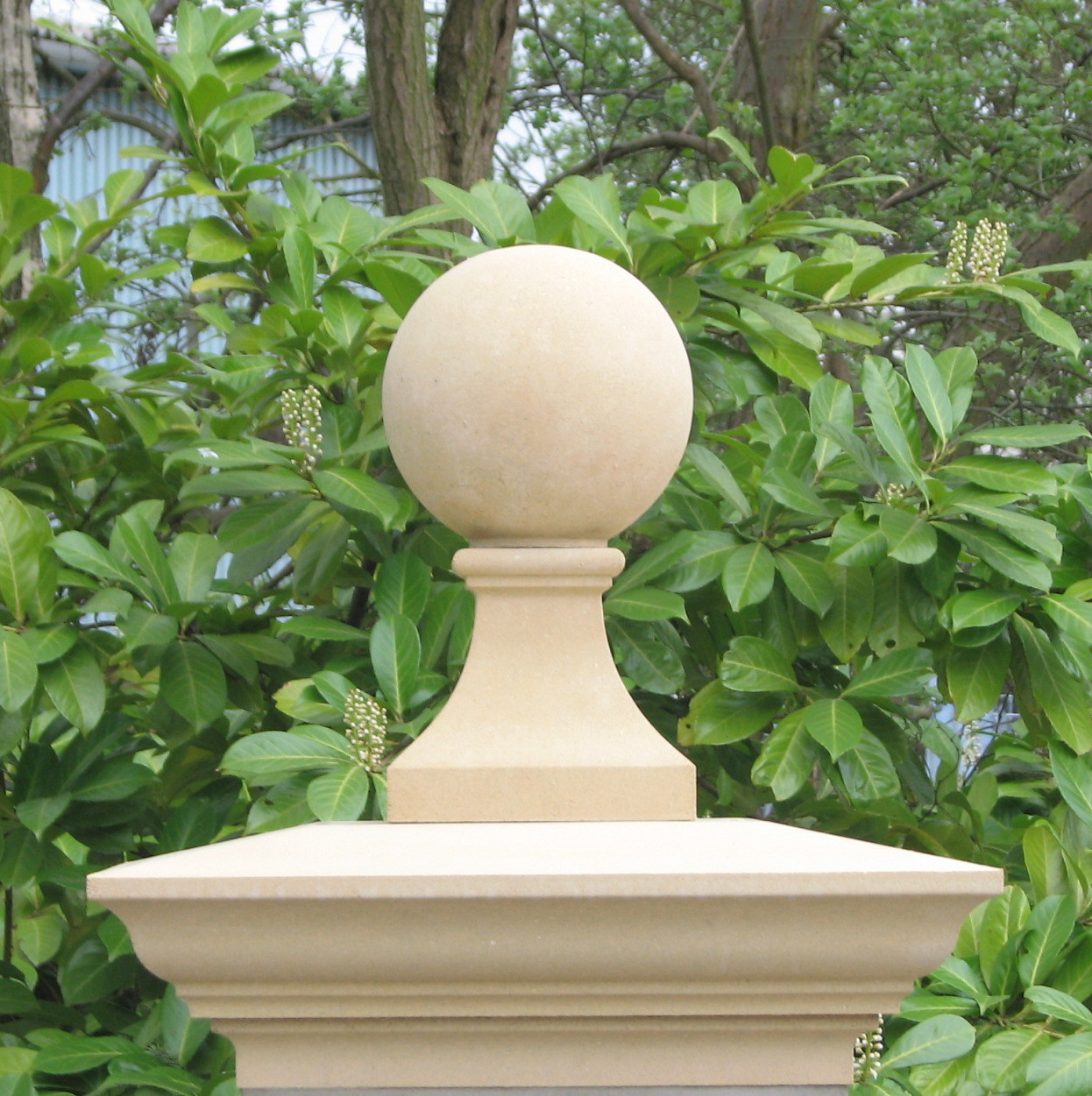 Decorative Gate Pillar Pier Cap Balls / Spheres / Finials by Acanthus ...