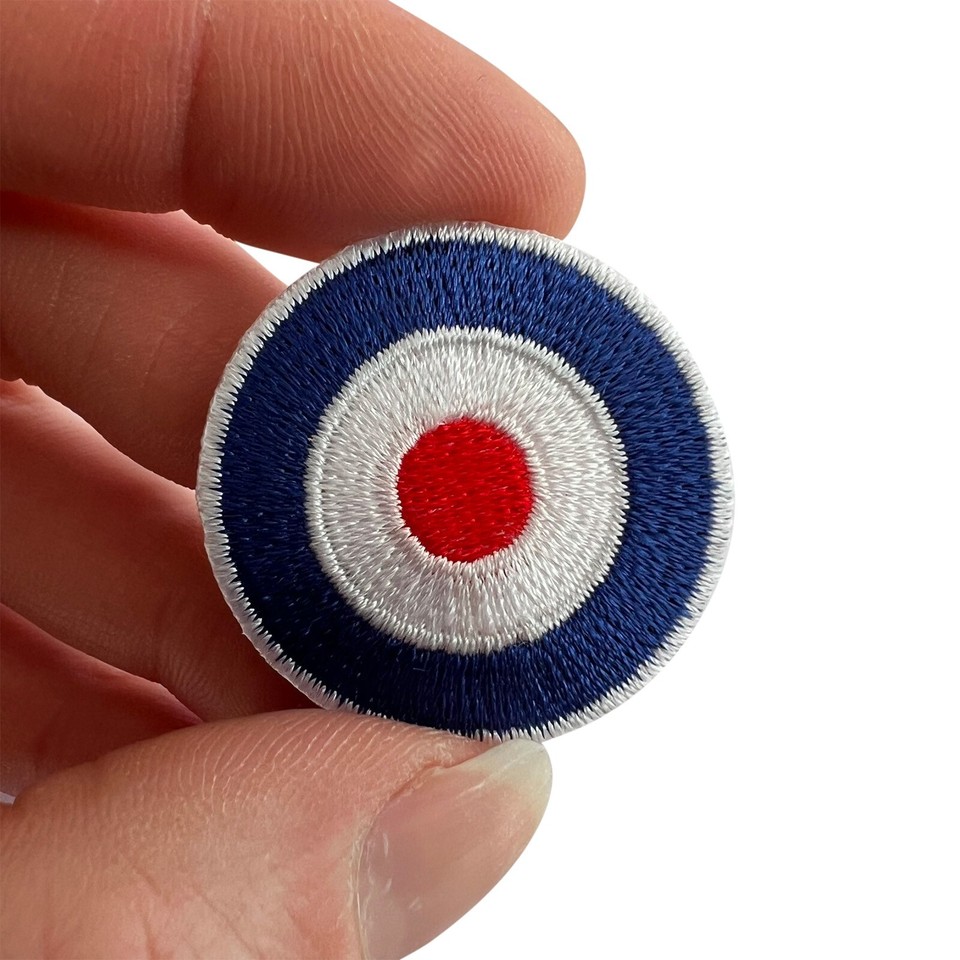 Mini MOD Target Patch Iron On Sew On Small RAF Royal Air Force ...