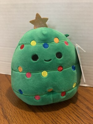 Squishmallow Tree Holiday CAROL Christmas Tree 5 Inch Green Star Plush ...