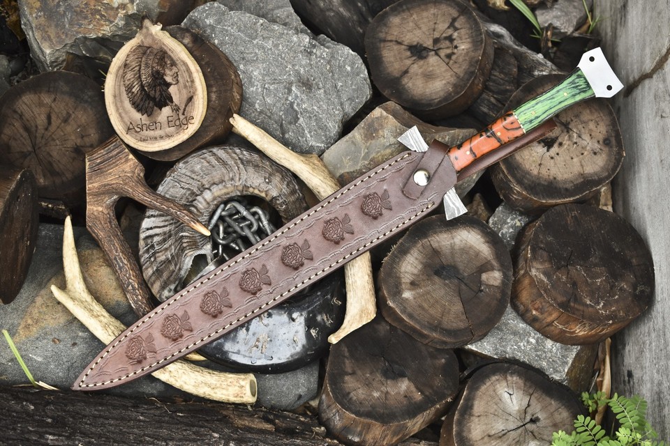 Ashen Edge Twist Damascus Sword Mixed Material Damascus Guard | eBay