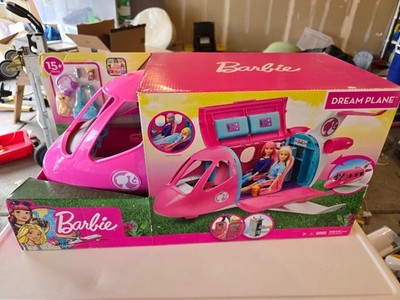 NEW Barbie Dreamhouse GDG76 Dream Plane Airplane Playset with 15 ...