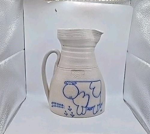 Salmon Falls Stoneware Pottery Rare Cow 8-1/2" 2001 Tom Willis Don ...