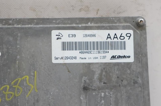 2012 Cadillac SRX OEM Engine Computer Control Module ECM ECU PCM ...