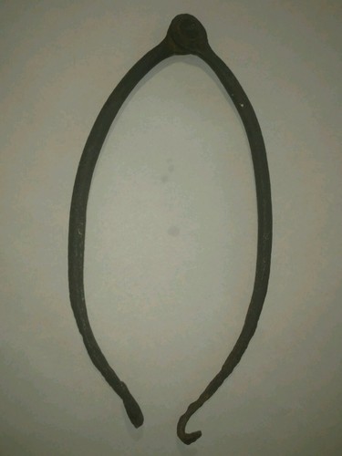 Antique Hay Bail Tongs Hand Forged Iron Barn Farmhouse | eBay