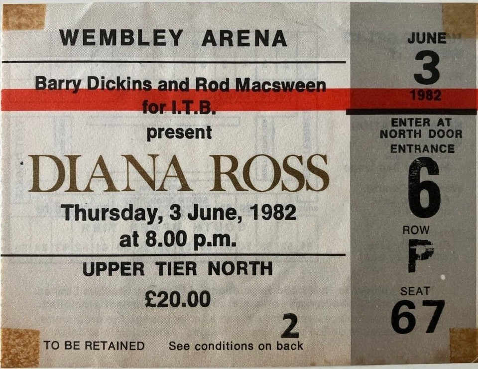 Collectors Ticket Stubs from Music Concert - Rock, Pop etc *Choose from ...