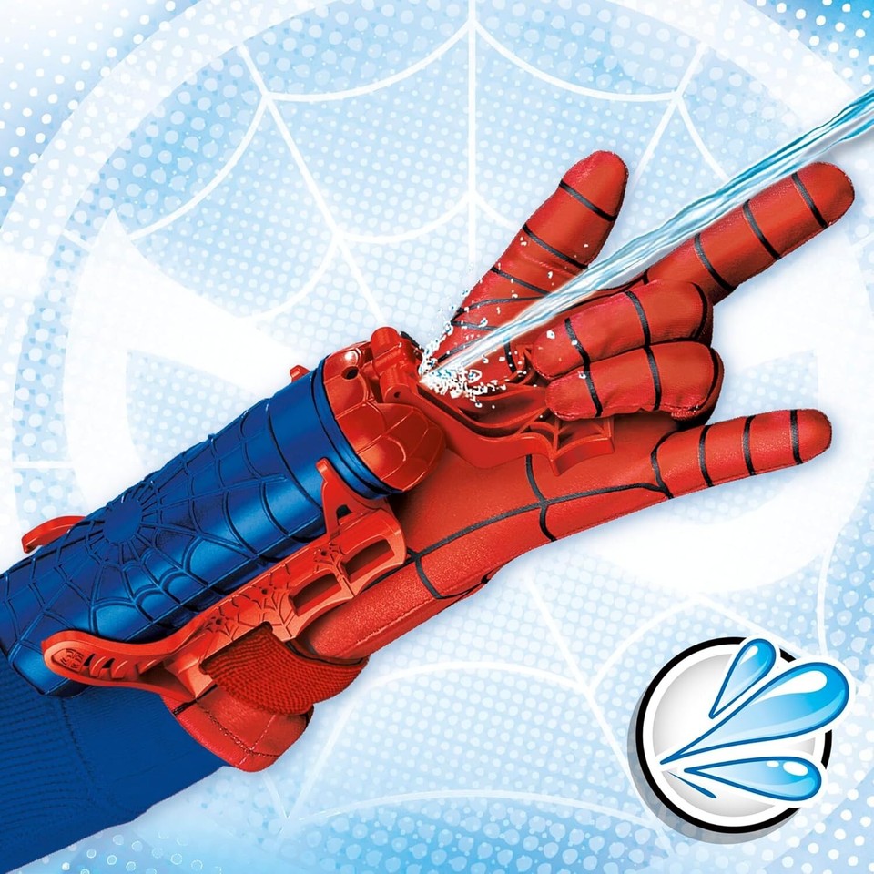 Spider Man Super Web Slinger Web Shooter Glove Water Refillable Marvel ...