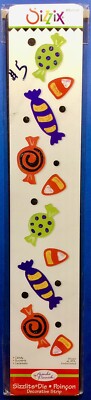 NEW! HALLOWEEN CANDY by Sizzix Sizzlits Die 655555 trick o' treat corn ...