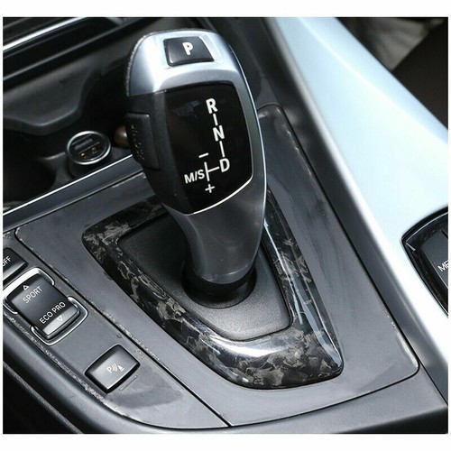 Real Forged Carbon Fiber Gear Shift Knob Cover Fit for bmw 3 Series F30 ...