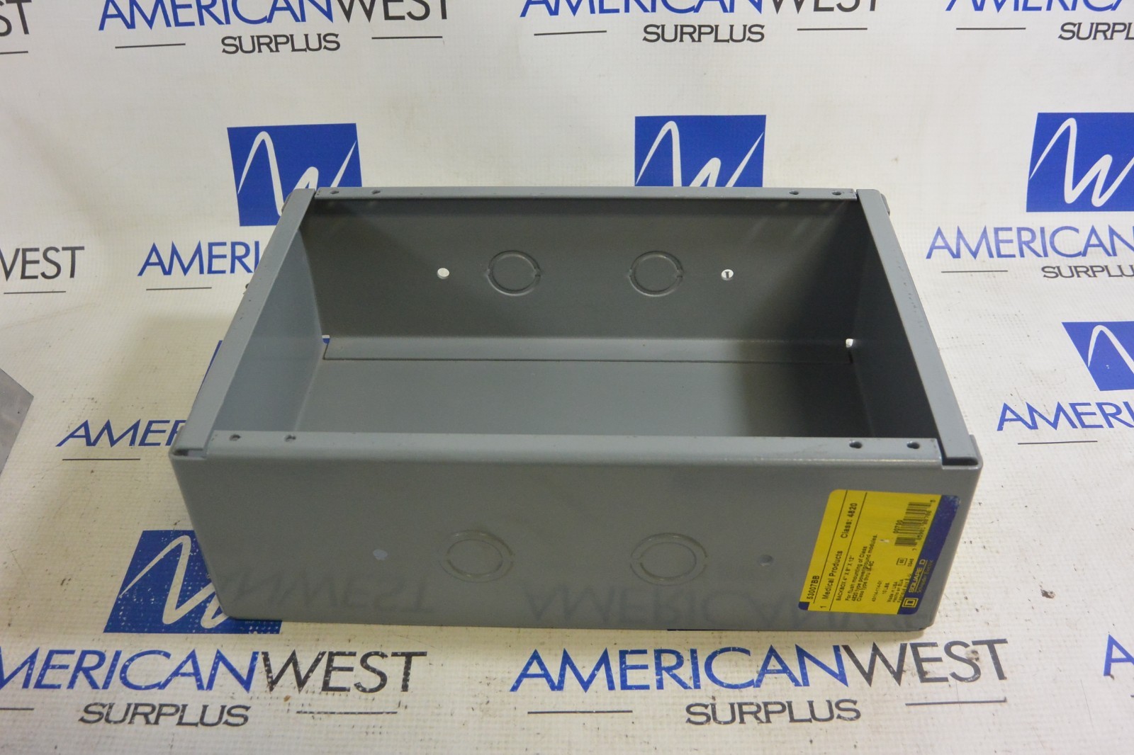 SQUARE D 53007BB Back Box 4x8x12 with Pushbuttons face plate USED | eBay