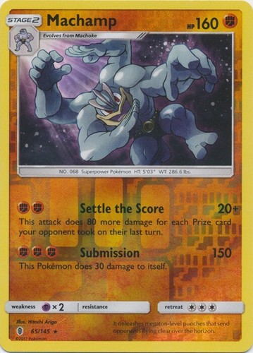 Reverse Holo Machamp 65/145 Holo Rare SM - Guardians Rising | eBay
