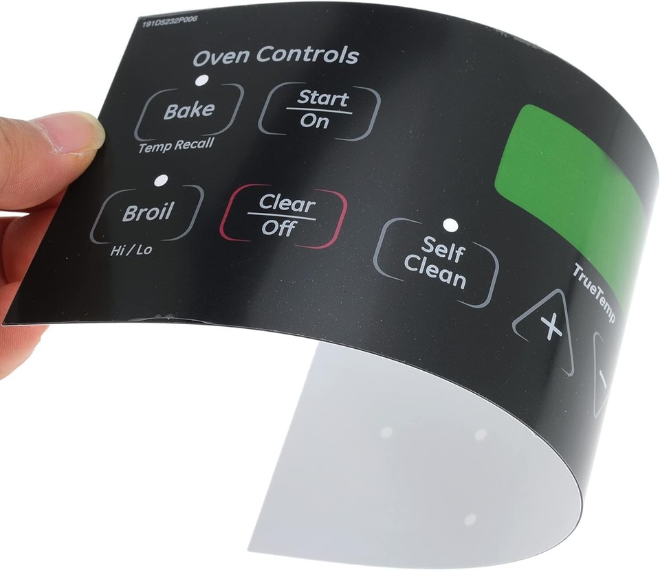 WB27T11005 Replacement Faceplate for GE Range Oven Stove Control Panel ...