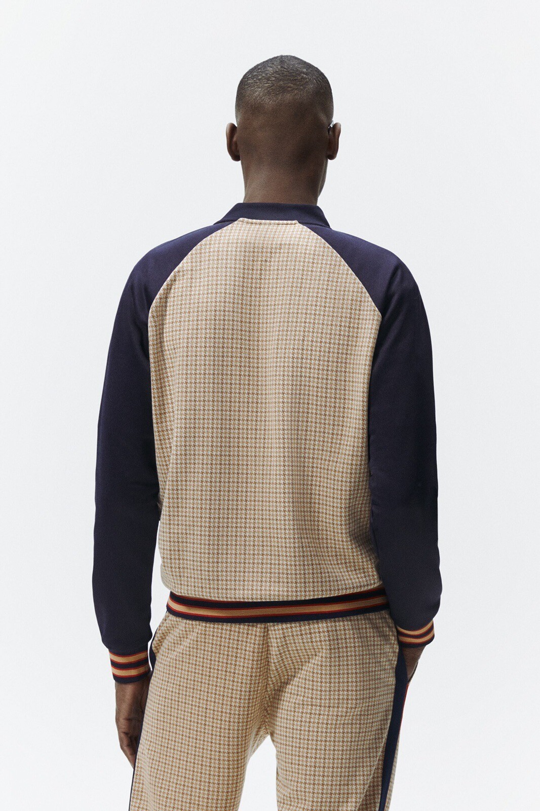 Zara Combination Plaid Varsity Jacket Men’s Size Medi… - Gem