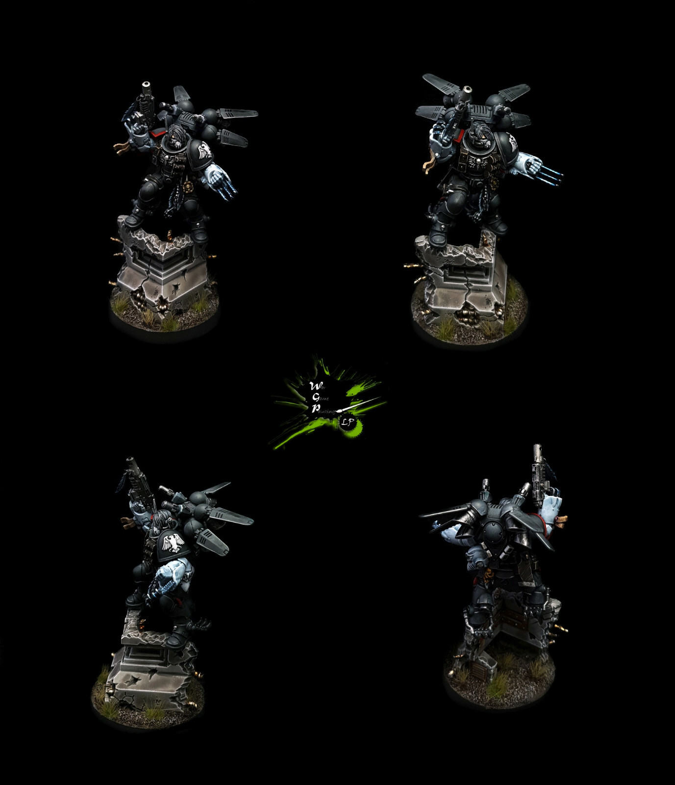 Kayvaan Shrike Chapter Master Raven Guard Commission Superbly Painted ...